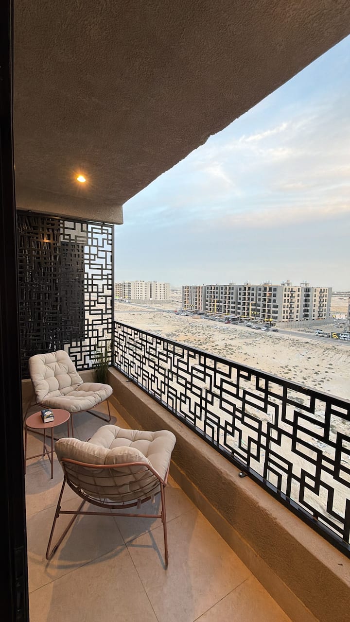 إطلالة شاهقة + غرفة سينما | إقامة فاخرة - Dammam