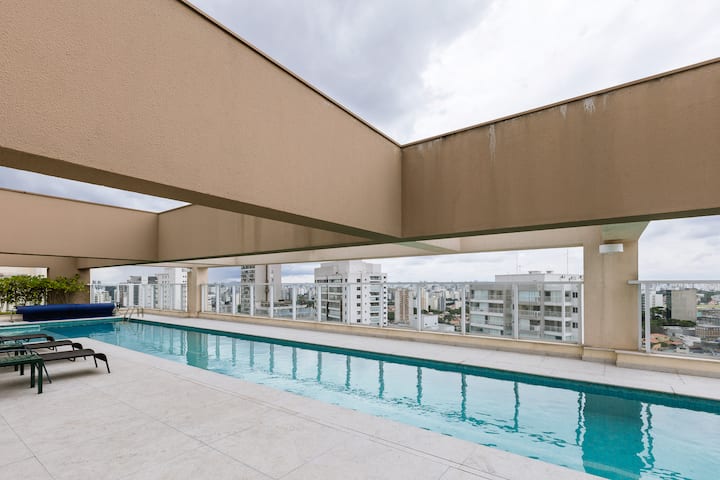 Piscina No Rooftop | Campo Belo - Brazil