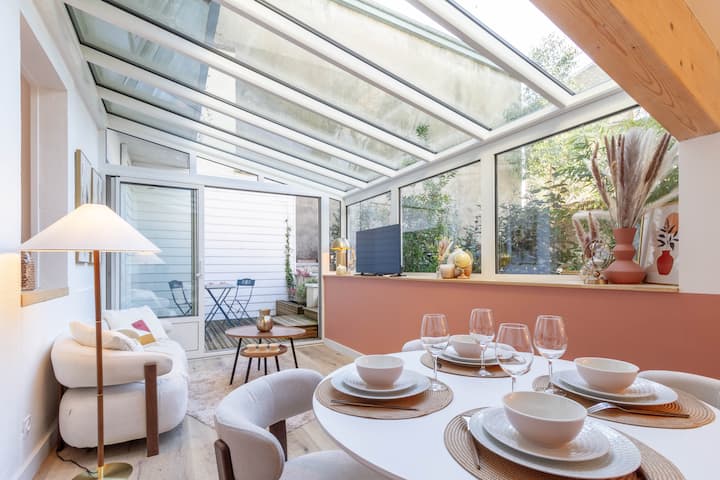 Le Bucolique – T3 Avec Jacuzzi, Véranda Et Jardin - Pau