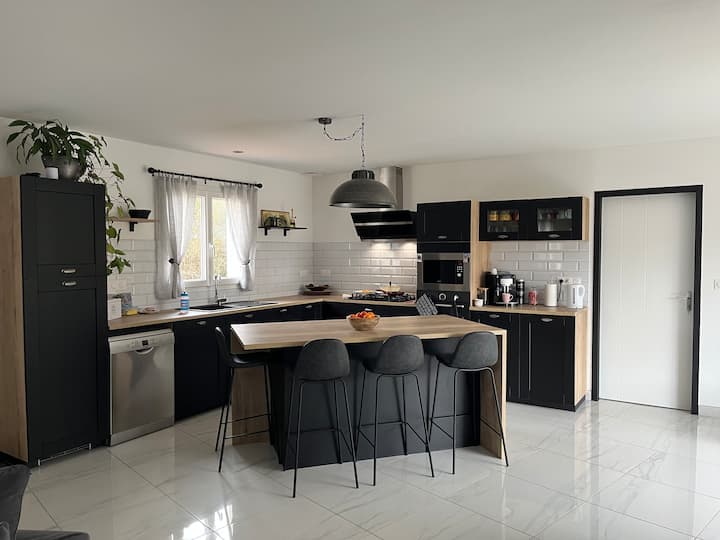 Séjour Contemporain à La Campagne Maison Complète - Mirepoix