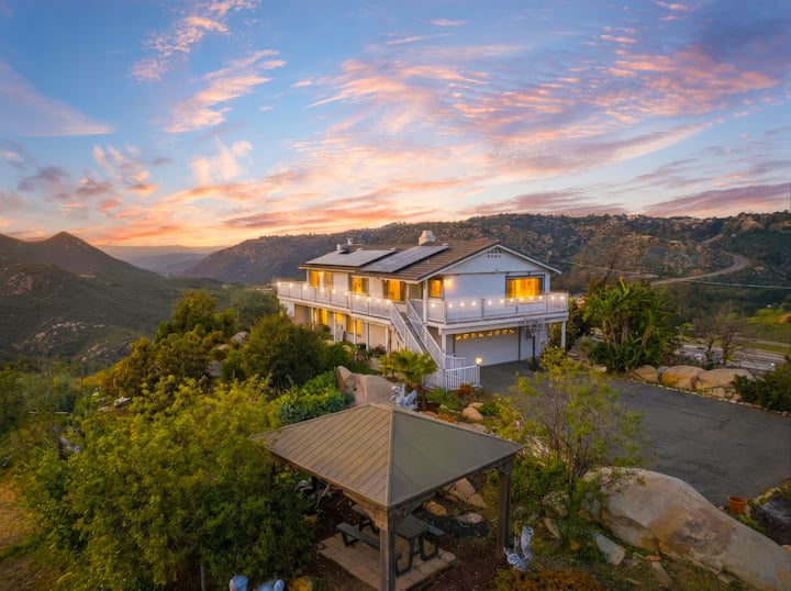 *Natures Escape* Game Room, Spa, Sauna, Omg Views! - 에스콘디도