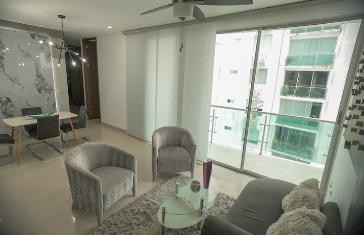 Apartamento Moderno En El Norte, A/c, Mall, Wi-fi - Montería