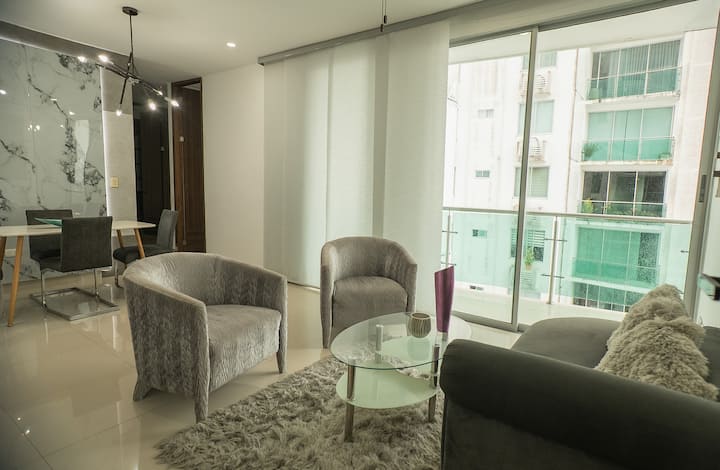 Apartamento Moderno En El Norte, A/c, Mall, Wi-fi - Montería