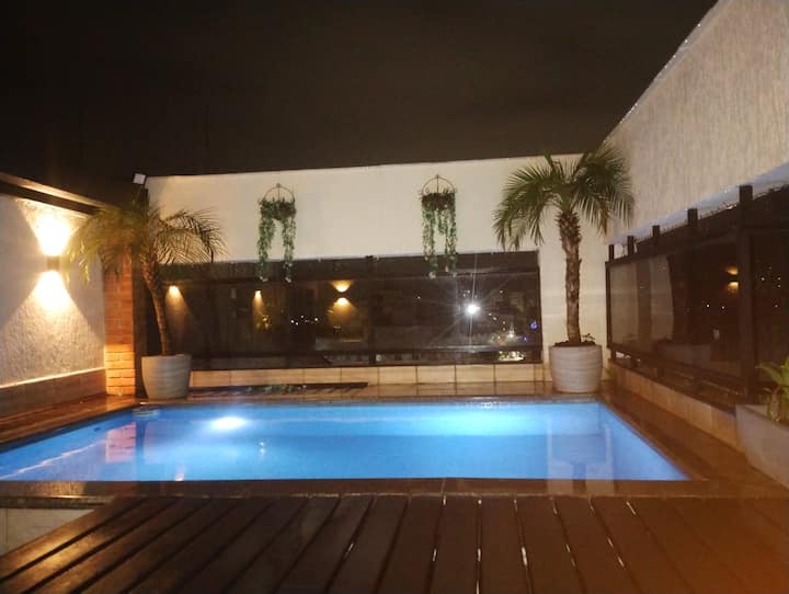 Duplex Luxo Enseada Com Piscina E Churrasqueira. - Guarujá