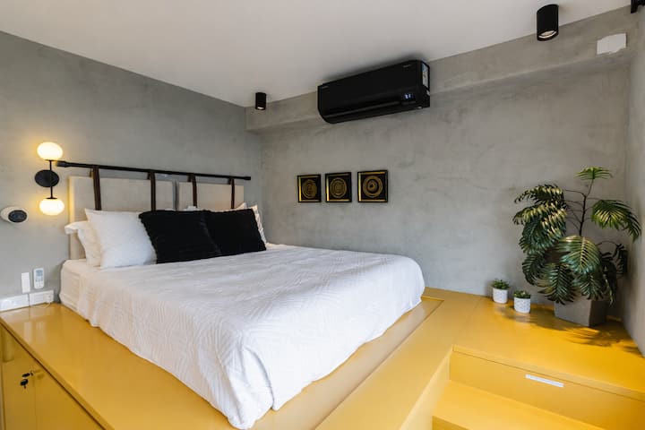 Boutique Studio Com Rooftop Pool E Mini Cinema - Brésil