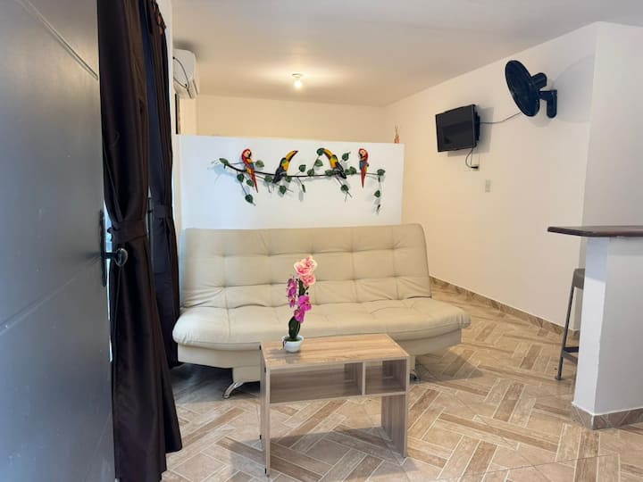 Apartaestudio Con A/c Y Wifi A 10 Min Del Centro - Leticia