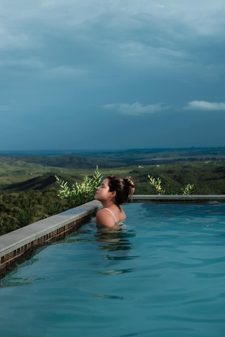 Arara Macau - Vista Panorâmica E Piscina Privativa - Brasil