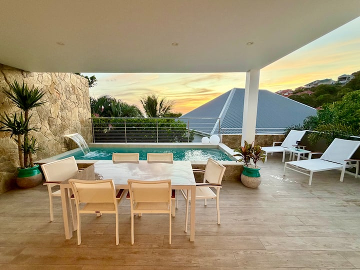 Villa Kosy - Coucher Du Soleil & Plage à Pied - Saint-Barthélemy