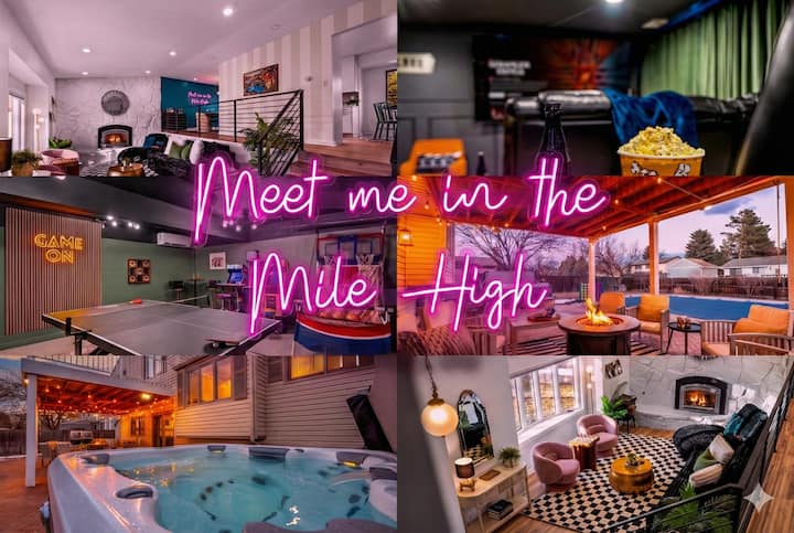 Mile High Manor•pool•hot Tub•theatre•game Room - United States