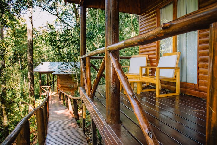 Cabaña En La Selva Con Balcon 6, En Complejo Ysyry - Eldorado