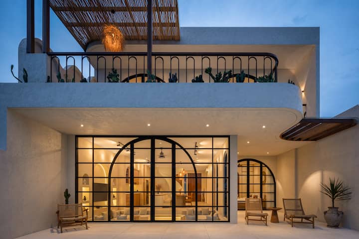 Sunken Living Mediterranean Ricefield View @Canggu - Bali