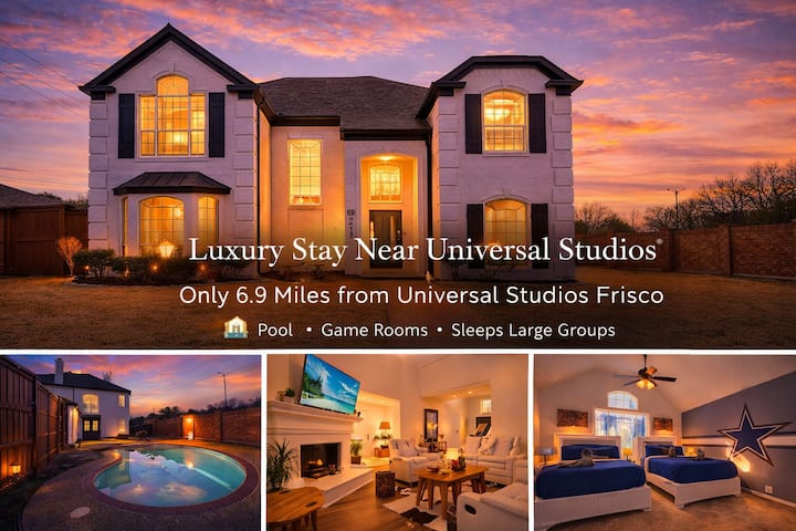 Cowboys Frisco Oasis Hottub Pool Pingpong Sleep 16 - Frisco, TX