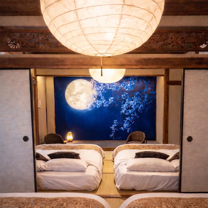 【新規オープン】成田直通！庭＆縁側付き一軒家貸切／浅草・スカイツリー至近／73㎡・4ダブルベッド - Tokyo