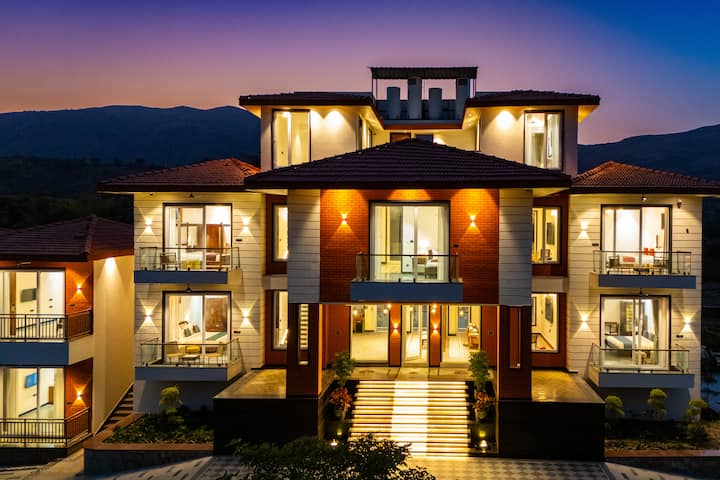 Retreat W/ Pvt Pool & Garden | Hill & River Views - India