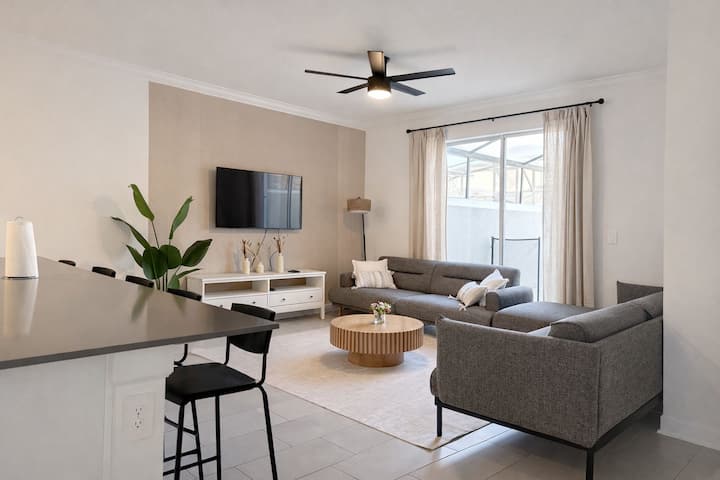 4br/pool/walk To Clubhouse + Free Water Park - Kissimmee, FL