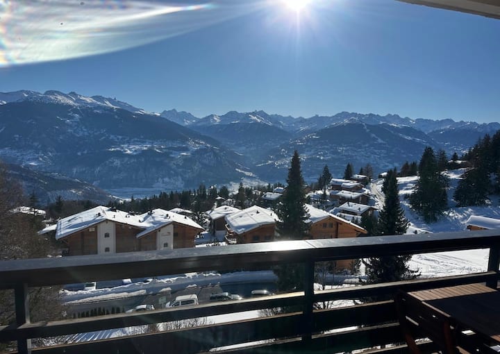 Anzère South Facing, Amazing View In The Center - Anzère