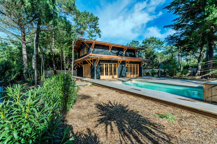 Magnifique Villa Climatisée Et Sa Piscine - Cap Ferret