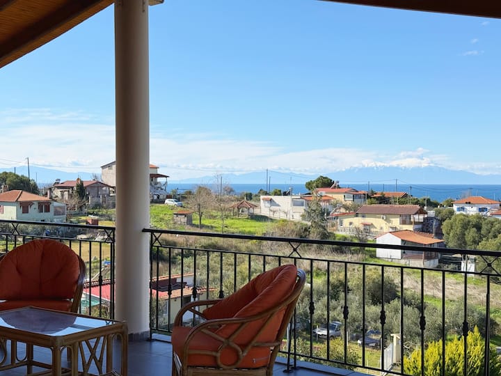 Sunny Sea View Apartments In Nea Potidea,7 Bedroom - Halkidiki