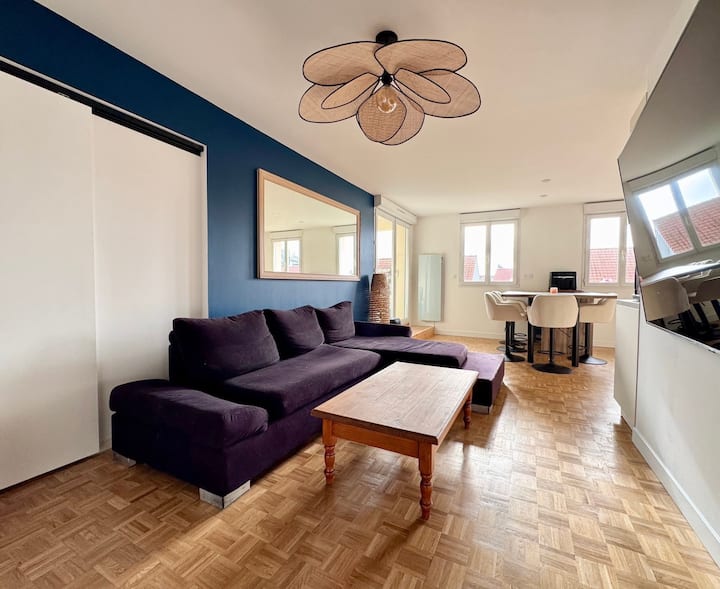 Appartement 3 Chambres 6 Couchages Aux Terminus - Berck