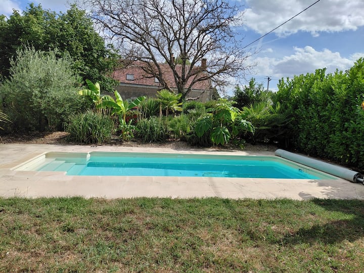 Domaine De Charme (12 Pers.) Avec Piscine Chauffée - Amboise