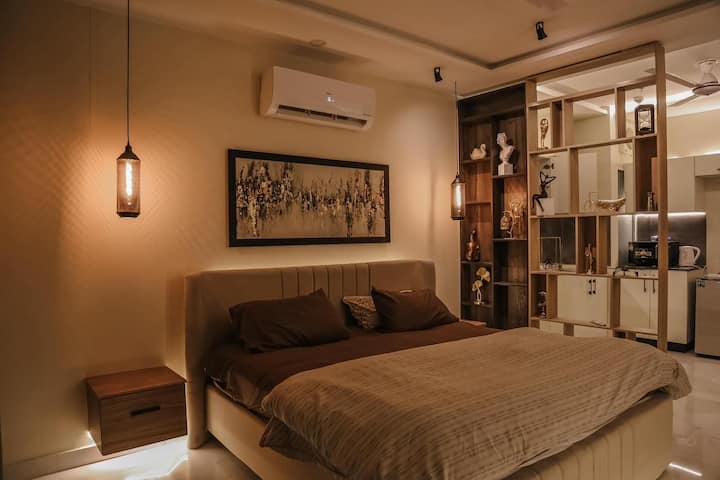 Luxury Studio Zameen Opal | Self Check-in Ac Wifi - ラホール