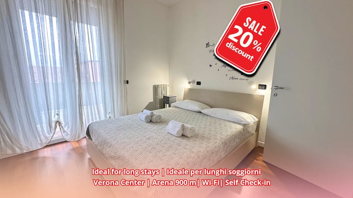 Moderno | Ideale Per Famiglie | 900m Arena - Verona