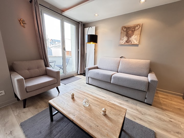 L'écrin Urbain Studio Chic Et Lumineux Avec Balcon - Reims