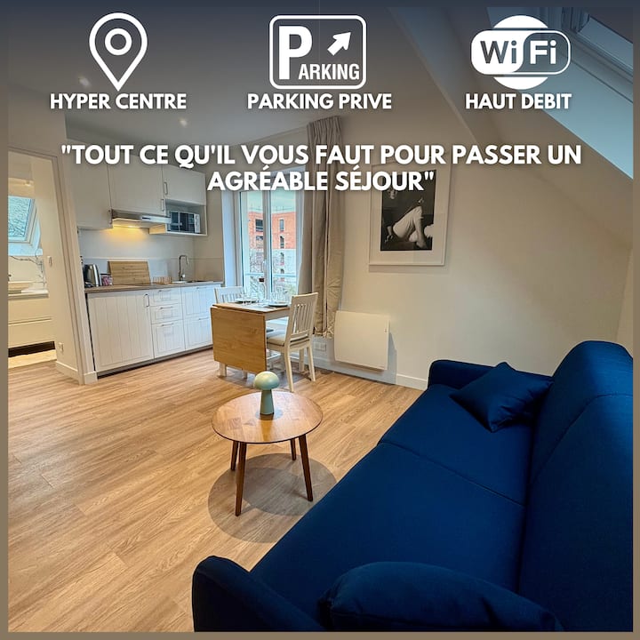 Studio 2 Pers – Hyper Centre Arras + Parking Privé - 아라스