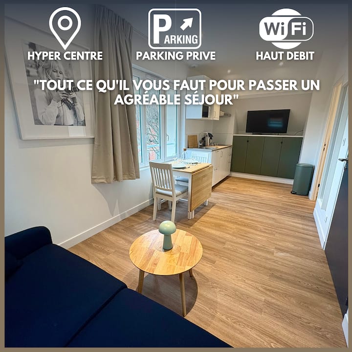 Studio 2 Pers – Cœur D’arras Avec Parking Privé - Arras