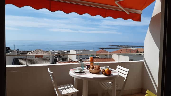 A 5mn De La Plage, Studio Agréable, Vue Sur Mer. - Mauguio