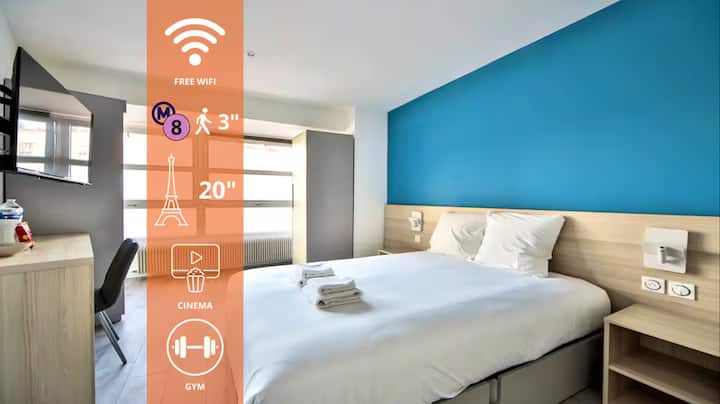 15 L Studio Confort - Salle De Sport & Cinéma - Charenton-le-Pont