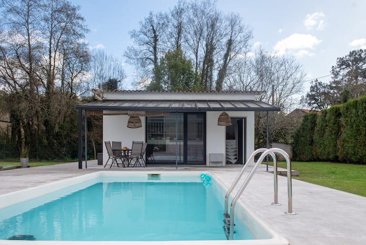 Muiños Pool & Garden En Tuy, A Un Paso De Portugal - Tui