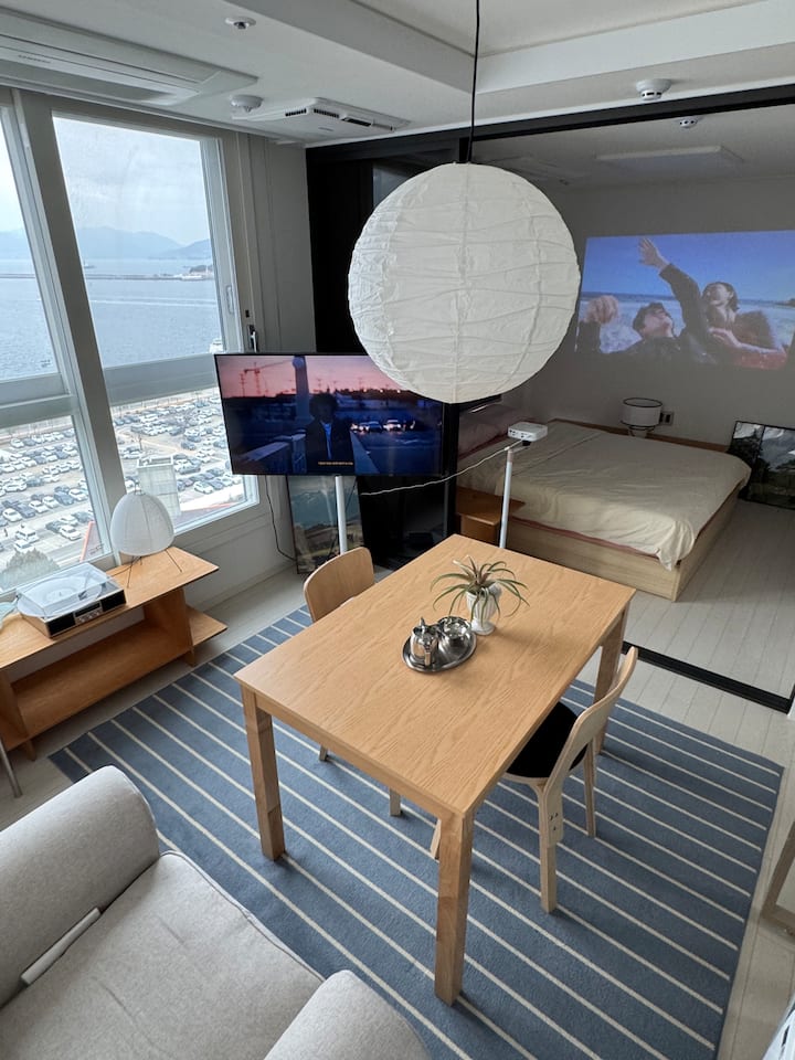 신규/오션뷰/여수엑스포역/오동도/낭만포차/아쿠아리움/편의점/무료주차/Hav Haus - Zuid-Korea