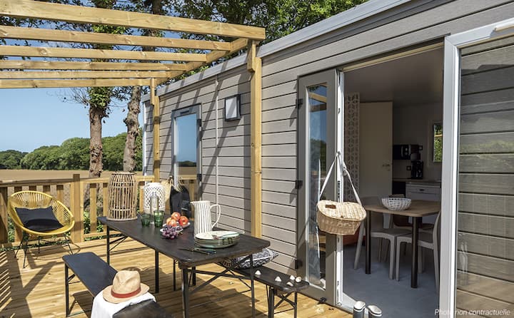 Mobil Home Iroise 4 Adultes 2ch 2sdb 2wc - La Plaine-sur-Mer