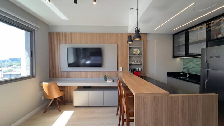 Ap Mood Central Parque | 29m², Puc, Estacionamento - Porto Alegre