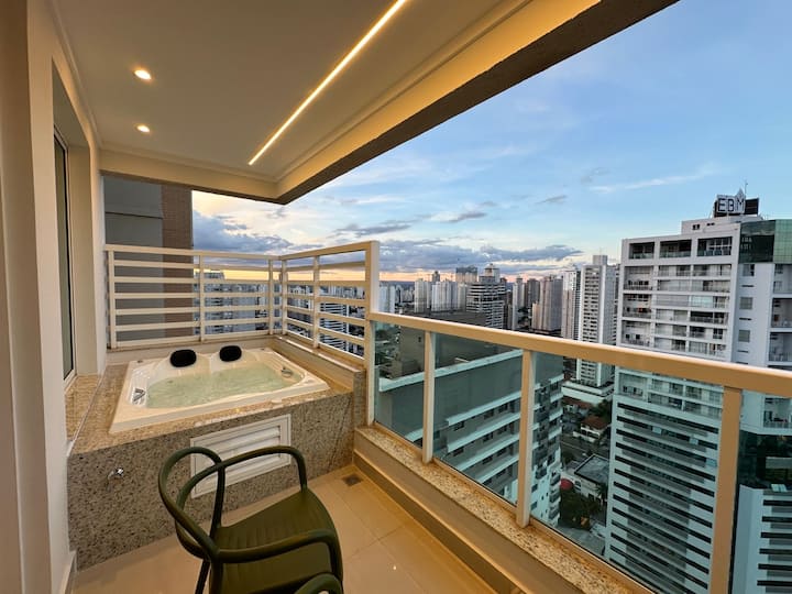 Flat | Conforto | Jacuzzi Aquecida Na Varanda - Brazil
