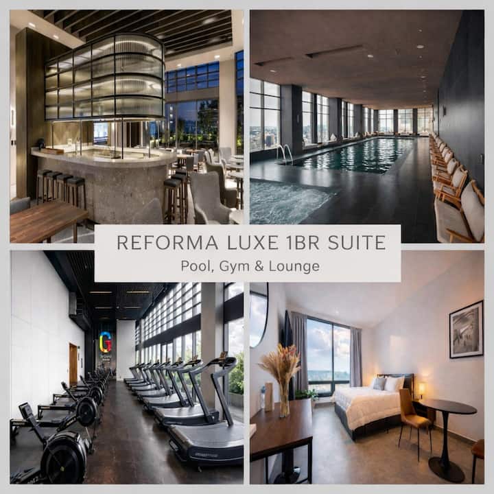 Reforma Luxe 1 Br Suite/ Pool, Gym & Lounge - Mexico City