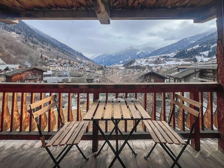 Charming Alpine Apartment With Chalet Style - Bagnes