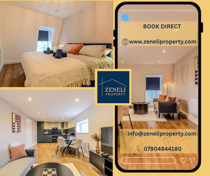 Stylish Flat, Family Friendly, Walk To The Oracle - Reading