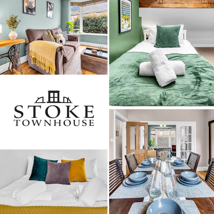 Stylish 3br Townhouse In Stoke-on-trent - Stoke-on-Trent