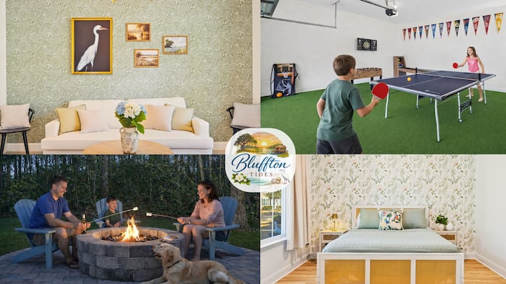 New* 3 Mins To Old Town, Game Room, Family Retreat - Bluffton, SC