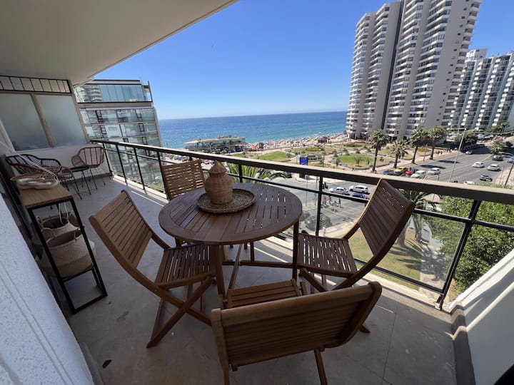 Moderno Departamento Con Gran Terraza Vista Al Mar - Valparai