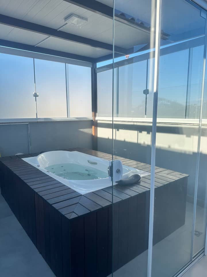 Apto Na Cobertura Para 8 Pessoas Com Hidromassagem - Joinville, Brazil