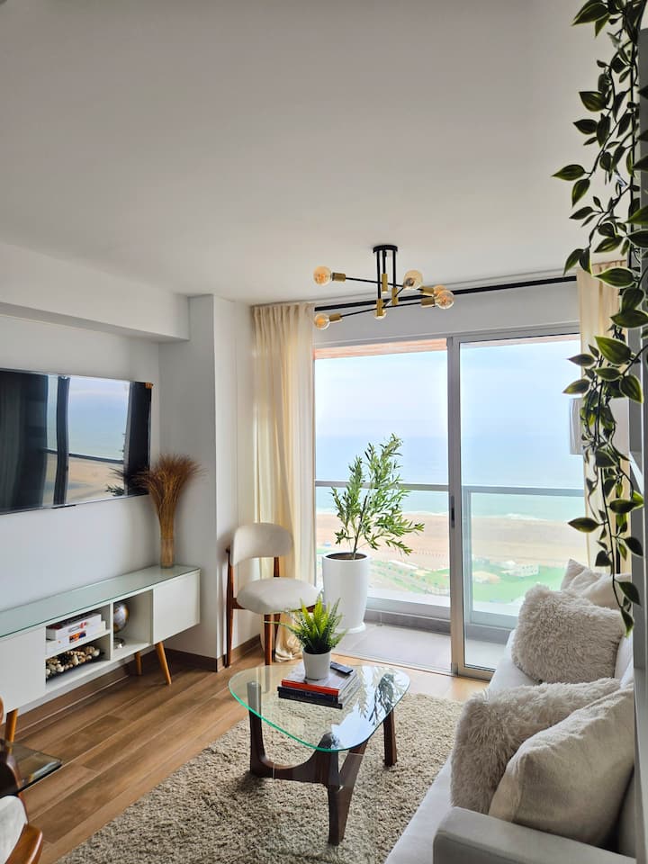 Espectacular Condo Frente Al Mar:2 Cuartos/2 Baños - Peru