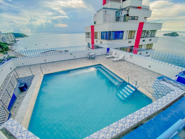 Piscina | Rodadero | Salida A Playa | Piso 5 - Santa Marta