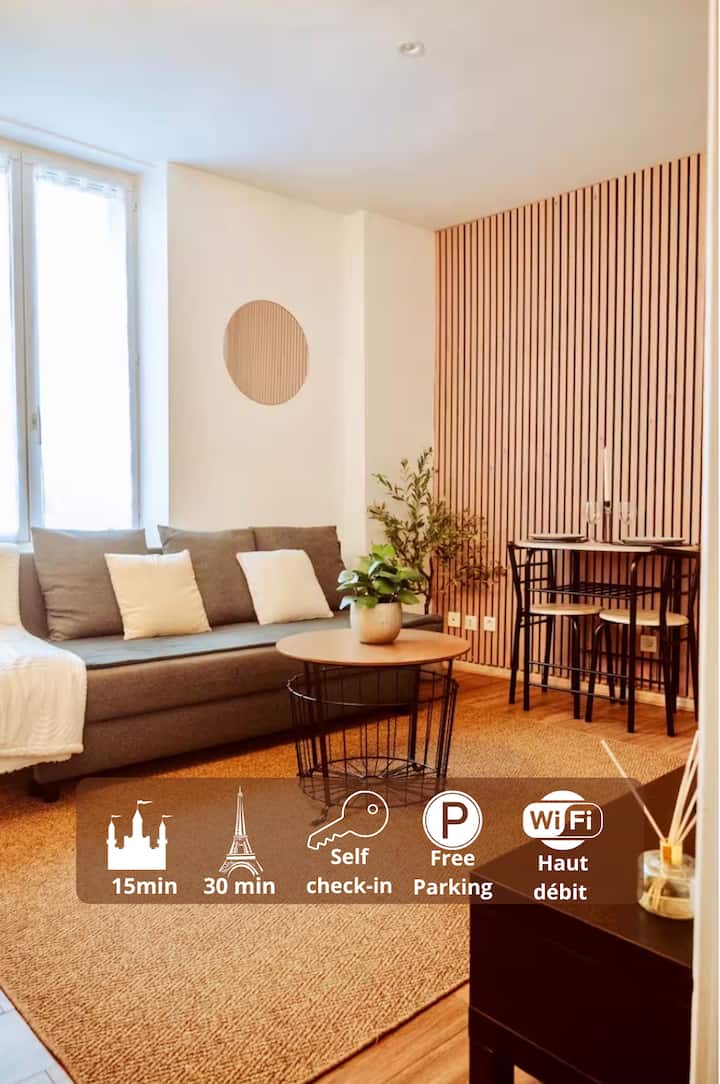 L’escapade | 15min De Disney | Parking Gratuit - Bussy-Saint-Georges