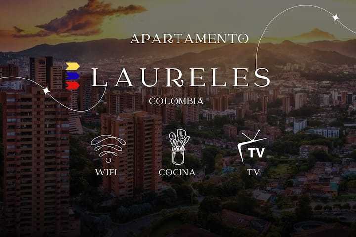 Comfy Apt+parking+wifi+hot Water+kitchen@laureles - Medellin, Antioquia, Colombia