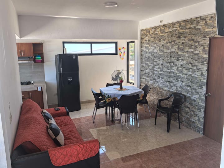 Departamento Cómodo Para 5 | Cerca Tren Maya - Tabasco