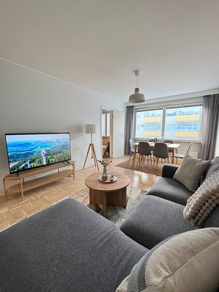Spacious 75m² | Balcony | Washer | Parking | Wi-fi - Kuopio