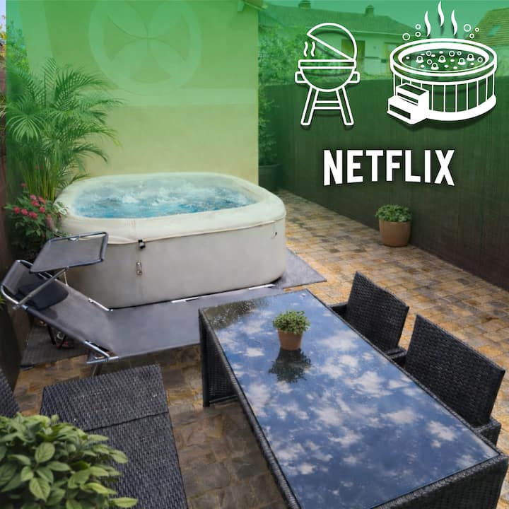 L'escapade Spa Jacuzzi+jardinet - Département Essonne